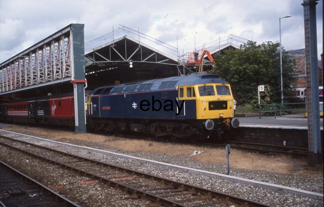 35MM RAILWAY SLIDE - BR Diesel Electric Loco Class 47. 47840 @ Chester ...
