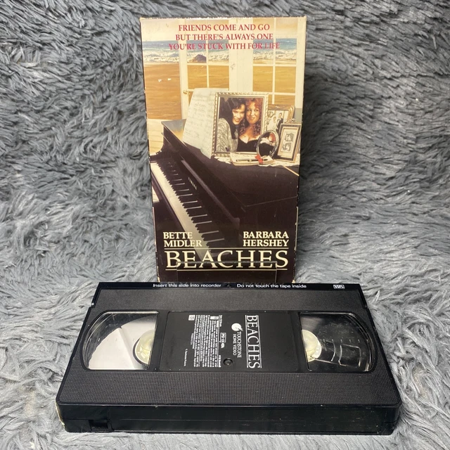 BEACHES VHS TAPE 1996 Bette Midler Barbara Hershey Classic Drama Movie ...