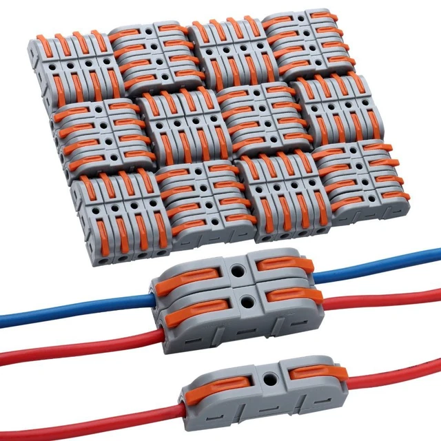 CABLE CONNECTORS CABLE Terminal Block Electrical Wire Connector Quick ...