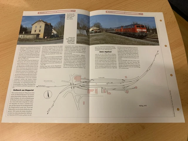 GLEISPLAN VORBILD BAHNHOF Kißlegg EUR 3,95 - PicClick DE