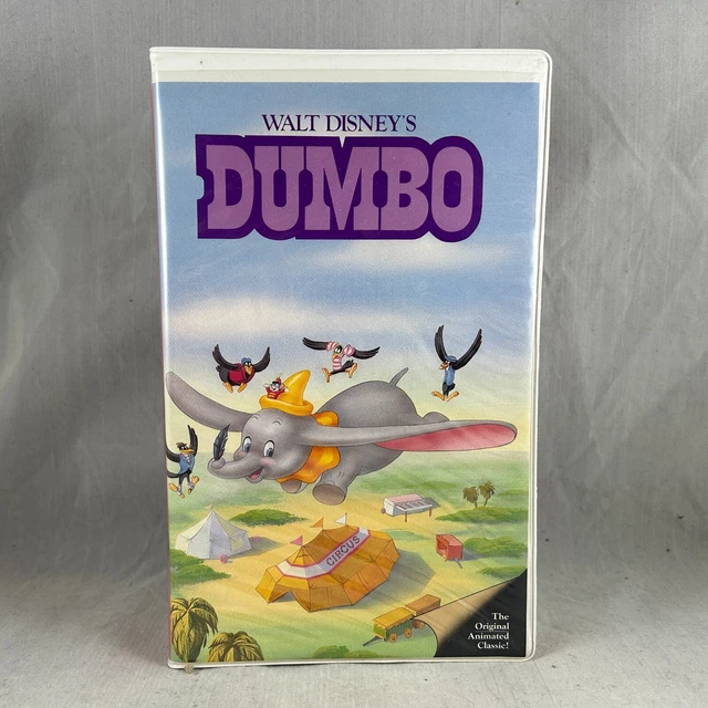 DUMBO THE CLASSICS Black Diamond Walt Disney Home Video Vhs Clamshell Rare Pink £19.38 - PicClick UK