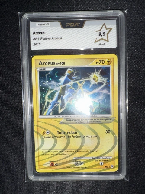 CARTE POKÉMON ARCEUS AR6 Holo Platine Pca 9,5 Secrète EUR 99,00 ...