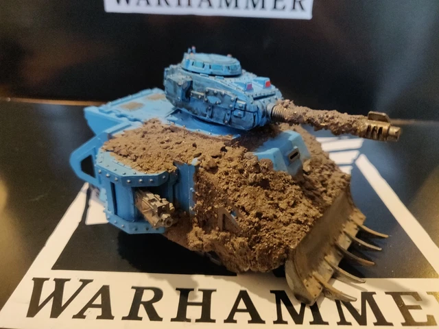 WARHAMMER 40K ULTRAMARINES Space Marines Predator Tank Metal £32.99 ...