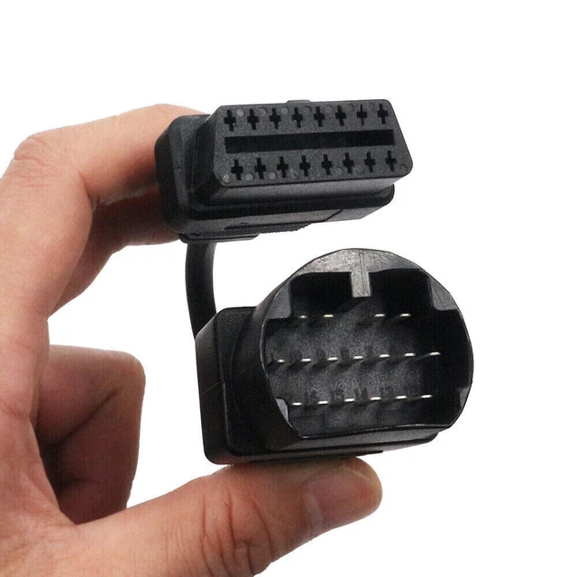 FOR MAZDA 17PIN Male OBD1 OBD to 16Pin OBD2 OBDII Cable Adapter ...