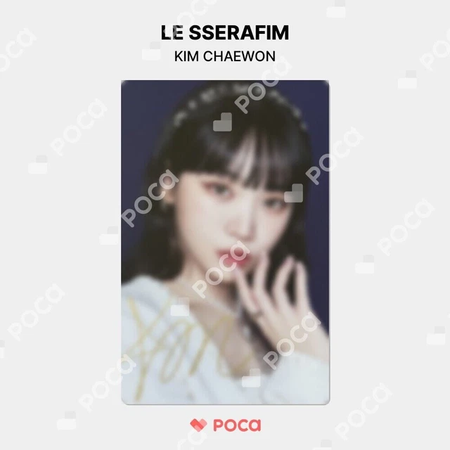 [LE SSERAFIM KIM CHAEWON] FEARLESS (version japonaise.) CARTE PHOTO MD Officiel EUR 9,10 ...