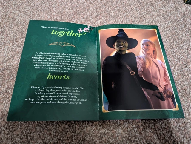 WICKED: FOR GOOD - IMAX Odeon UK Limited Edition Photo Book NEW £22.54 ...