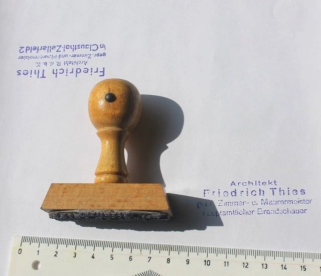 HISTORISCHE STEMPEL ALT Holz aus 1900-1930 Selten Vintage Sammler EUR ...