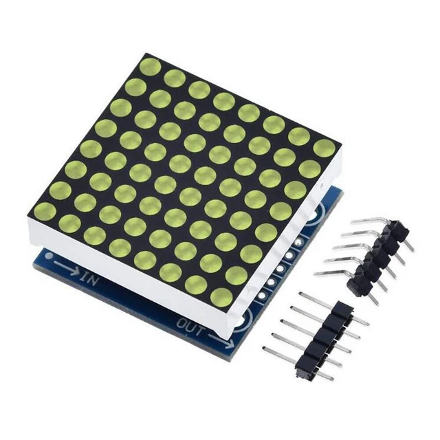 8X8 GREEN DOT matrix 8*8 led display MAX7219 module for Arduino DIY ...