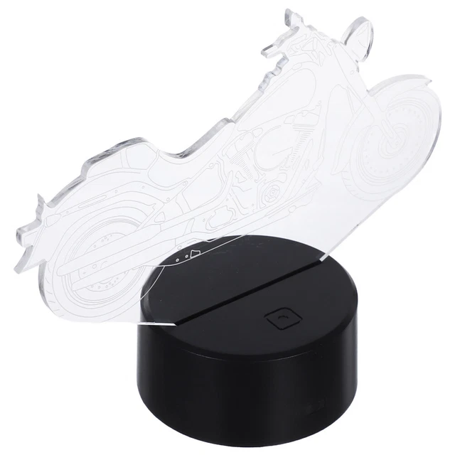 3D LAMP VISUAL Light Effect Touch Colors Changes Night Light ...