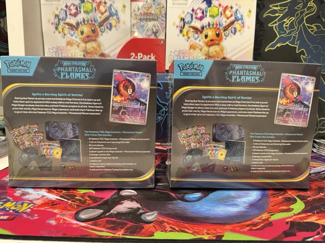 POKÉMON PHANTASMAL FLAMES Elite Trainer Box ETB (1 Unit) $130.00 ...