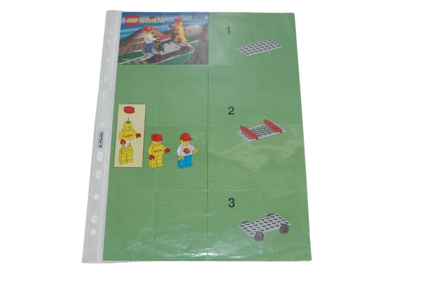 LEGO® TRAIN CHEMIN de fer voie ferrée 2585 plan de construction EUR 12 ...