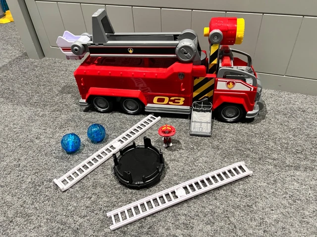 PAW PATROL THE Movie Deluxe Marshall Fire Engine Lights/Sounds ...
