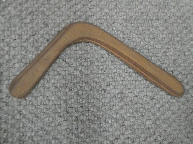 VINTAGE AUSTRALIAN Ply Wood Aboriginal Boomerang Hand Made $46.00 ...