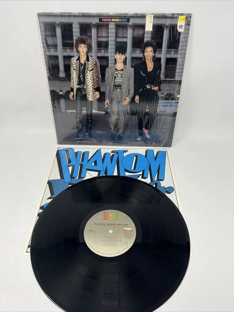 ALBUM DE MUSIQUE vintage PHANTOM, ROCKER & SLICK 1985 LP vinyle années ...