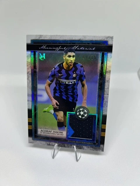 TOPPS 2020/21 MUSEUM UEFA Champions League - Hakimi Relic Card MMR-AH ...
