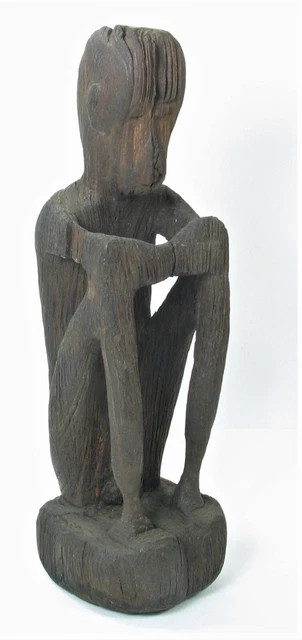 IFUGAO TRIBAL ART Seated BULUL Anito Ritual Figure Luzon Philippines E ...