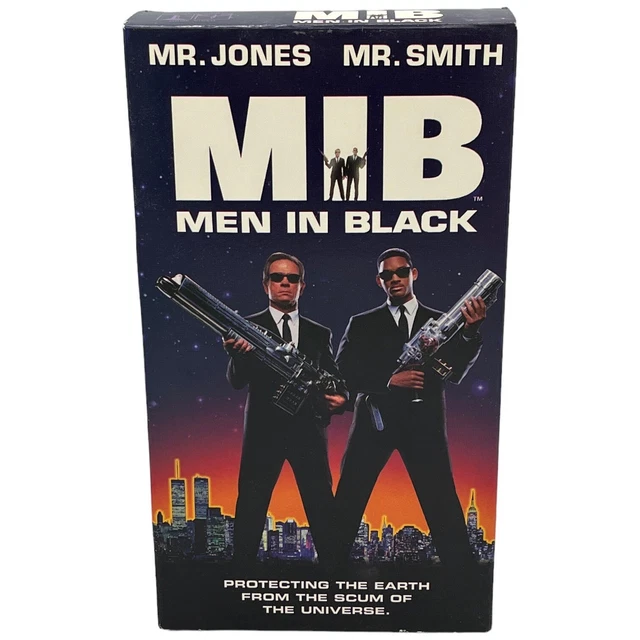 MIB MEN IN Black Will Smith Tommy Lee Jones VHS 1997 Movie Cardboard ...