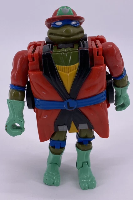 1993 NINJA TURTLES TMNT Leonardo Firetruck Transforming Figure ...