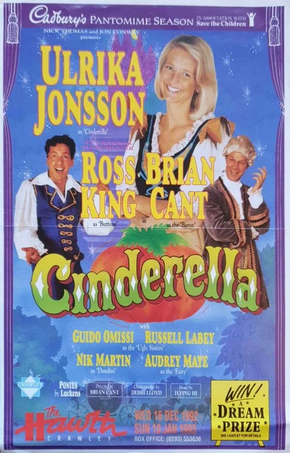 CINDERELLA FLYER ULRIKA Jonsson Ross King Brian Cant £6.00 - PicClick UK