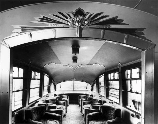 CORONATION OBSERVATION CAR 1937 London North Eastern Railway Train Old ...