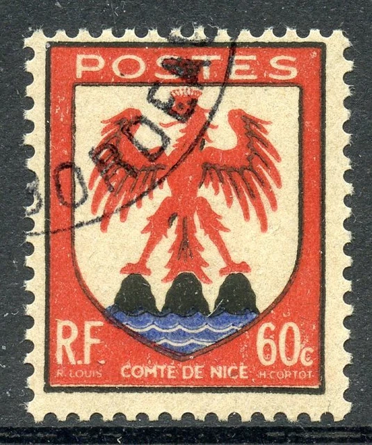 STAMP / TIMBRE France Oblitere N° 758 Blasons Armoirie Nice EUR 1,00 ...