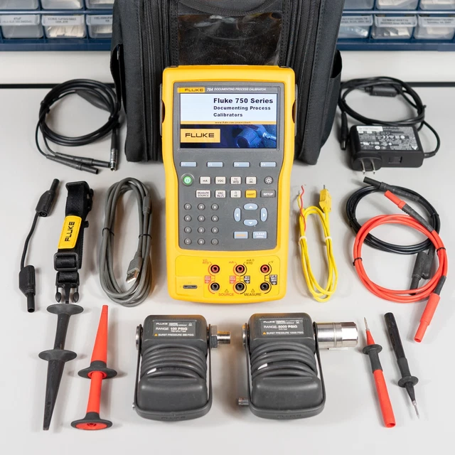 FLUKE 754 DOCUMENTING Process Calibrator HART With 700P06 100Psig ...