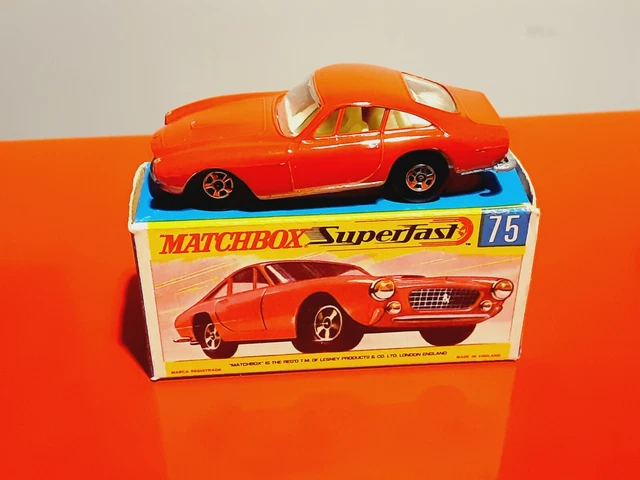 MATCHBOX SUPERFAST N 75 Ferrari Berlinetta RARE COLOR RED PERFECT ...