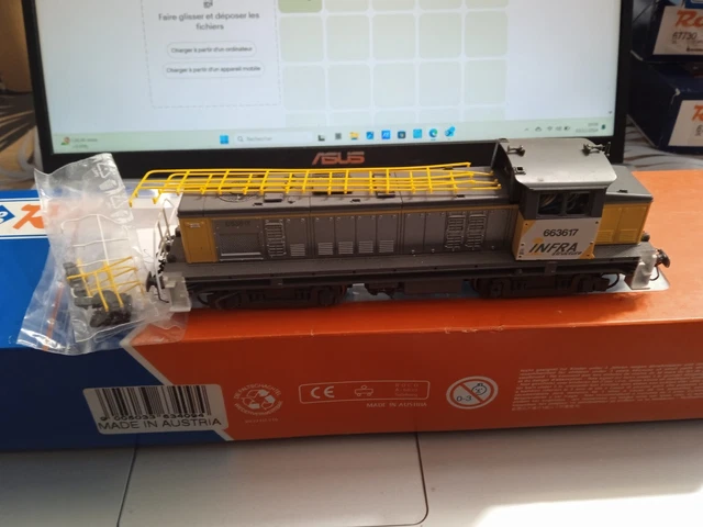 VEND LOCO DIÉSEL roco Infra Struture HO REF 63409 SNCF 663617 avec décodeur EUR 139,90 - PicClick FR