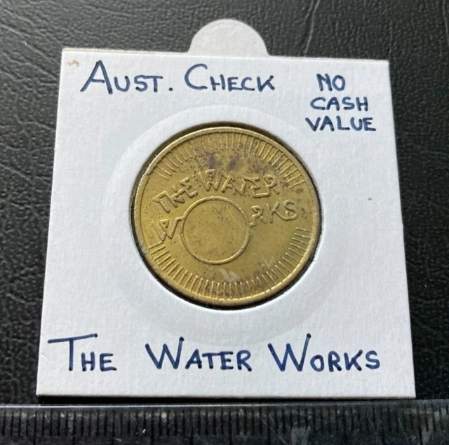 AUSTRALIA TOKEN / Check , The Water Works. $10.00 - PicClick AU AUSTRALIA TOKEN / Check , The Water Works. $10.00 - PicClick AU