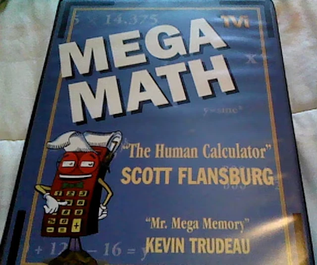 MEGA MATH CASSETTES TVi VHS Workbook Scott Flansburg + Kevin Trudeau ...