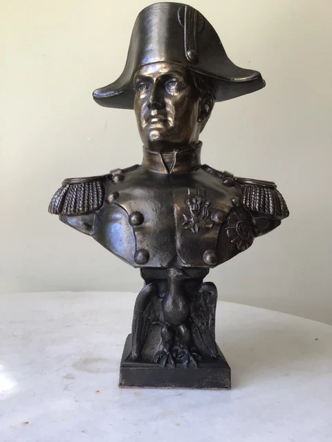 BUSTE ANCIENNE L'EMPEREUR Napoléon. signé A.Jourdan - fin du XIXe ...