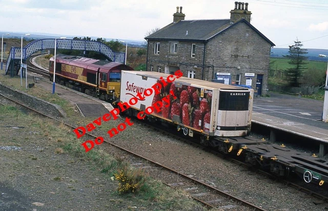 ORIGINAL 35MM Slide Scotland -Diesel-Engine Railway 66113 @ Georgemas £ ...