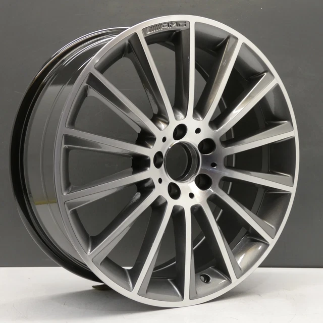 MERCEDES C CLASS W205 19" Amg Line Turbine Alloy Wheel Rim Grey Front ...