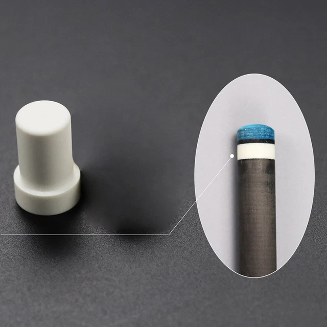 BILLIARD CUE FERRULE for Juma White ABS Plastic 13 3mm Upper Outer ...