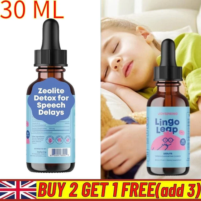 1 PACK CHILDREN'S Drops - Zeolite Detox for Speech Delays Therapy 30 ml ...