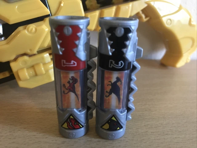 POWER RANGERS DINO Charge Pistola Morpher Gialla + Caricabatterie ...