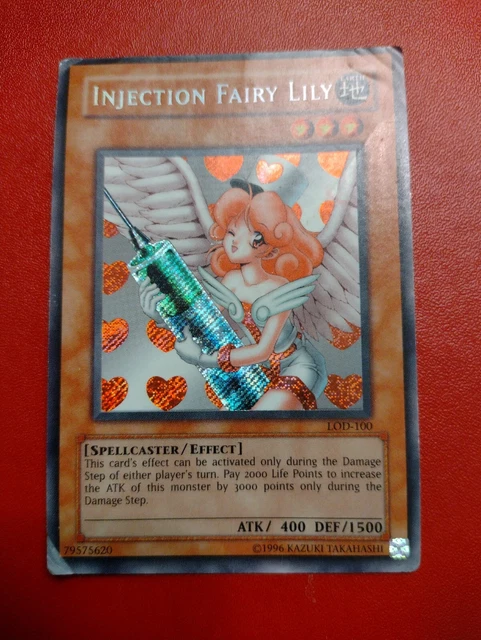 INJECTION FAIRY LILY Heavily Played LOD 100 Secret Rare Yugioh EUR 11,51 - PicClick DE