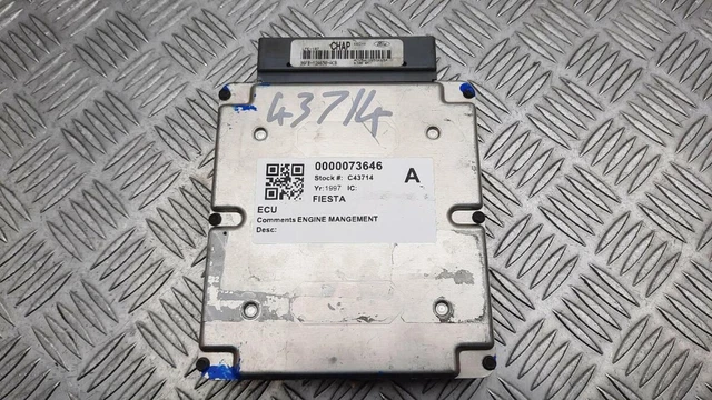 1997 FORD FIESTA Mk4 1.25L Petrol Engine Ecu 96Fb-12A650-Acb £49.60 ...