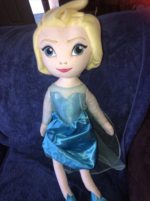LARGE DISNEY STORE Frozen Elsa Plush Soft Doll~24" $11.95 - PicClick