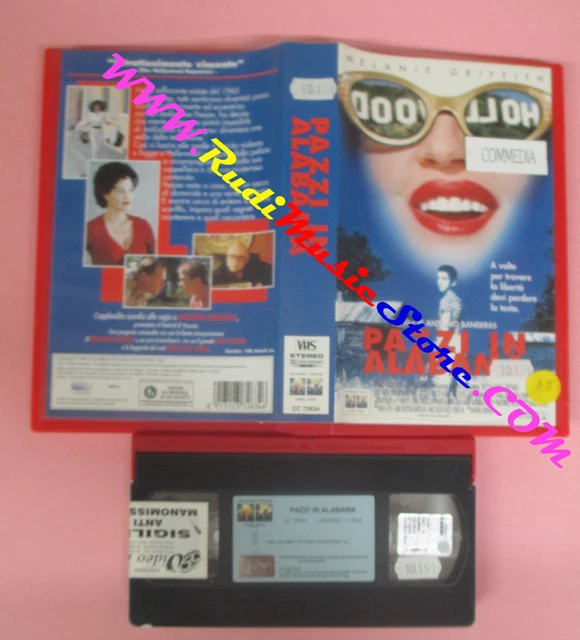 VHS FILM PAZZI IN ALABAMA 2000 Melanie Griffith Antonio Banderas (F55) no dvd EUR 2,99 - PicClick IT