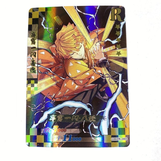 ZENITSU-DEMON SLAYER ANIME Premium Rare-Kimetsu No Yaiba CCG Card NM 🔥 ...