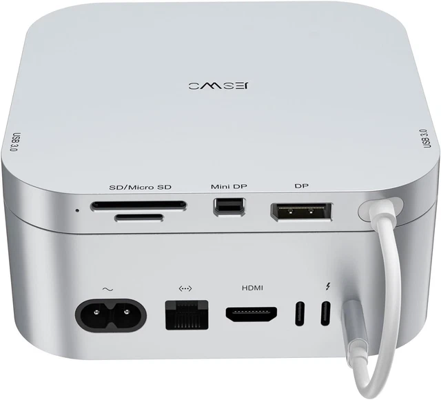 MAC MINI M4 USB C Dock Hub DisplayPort 4K HDMI SD TF USB 3.0 Hub for ...