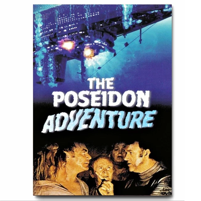THE POSEIDON ADVENTURE 1970s Iconic Disaster Movie Artwork Printed on ...