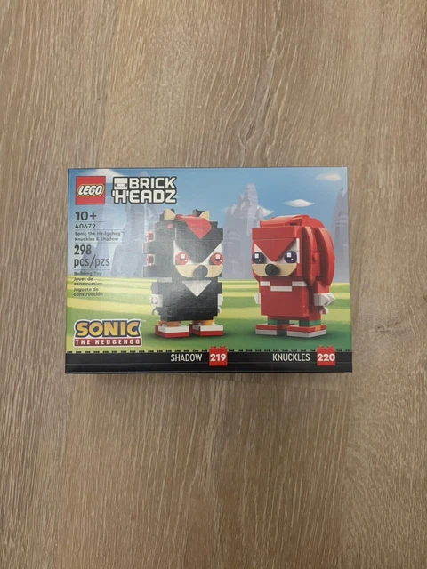 LEGO BRICKHEADZ SONIC the Hedgehog Shadow & Knuckles 40672 NEW SEALED ...