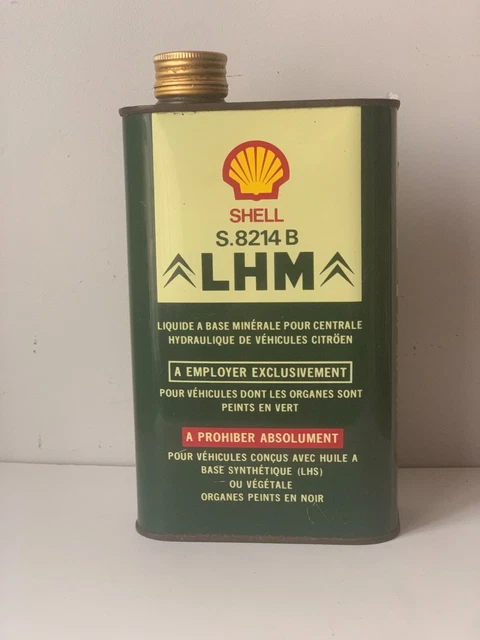 ANCIEN BIDON D'HUILE SHELL LHM EUR 15,00 - PicClick FR