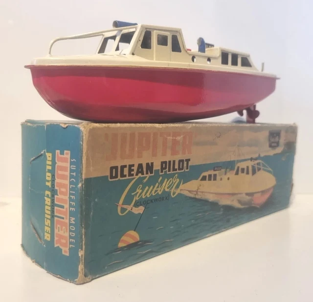 VINTAGE BOXED SUTCLIFFE Models Jupiter Ocean Pilot Cruiser Clockwork £ ...