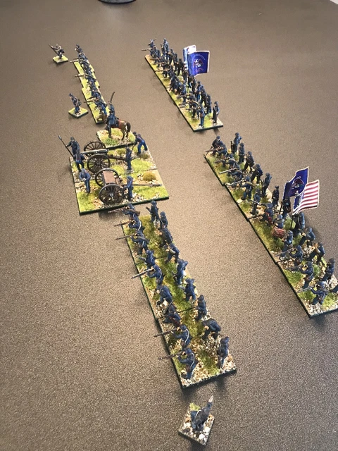 AMERICAN CIVIL WAR UNION INFANTRY BRIGADE - PERRY MINIATURES - 28MM ...
