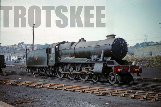 35MM SLIDE BR British Railways Steam Loco 1001 Class 1000 Oxford 1962 ...