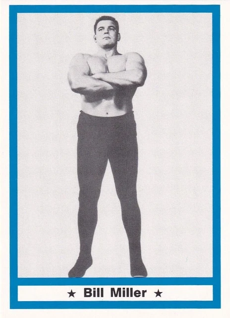 CARTE DR. BILL Miller 1991 Imagine Wrestling Legends #16 WWWF AWA NWA ...