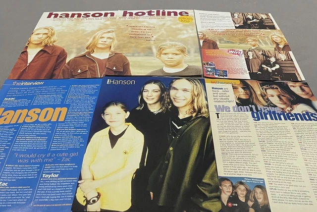 30+ HANSON CLIPPINGS And Pin Ups **Rare And Recent** EUR 3,68 - PicClick FR